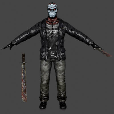 Jason X Low Poly - 3D Model by 3d_Services