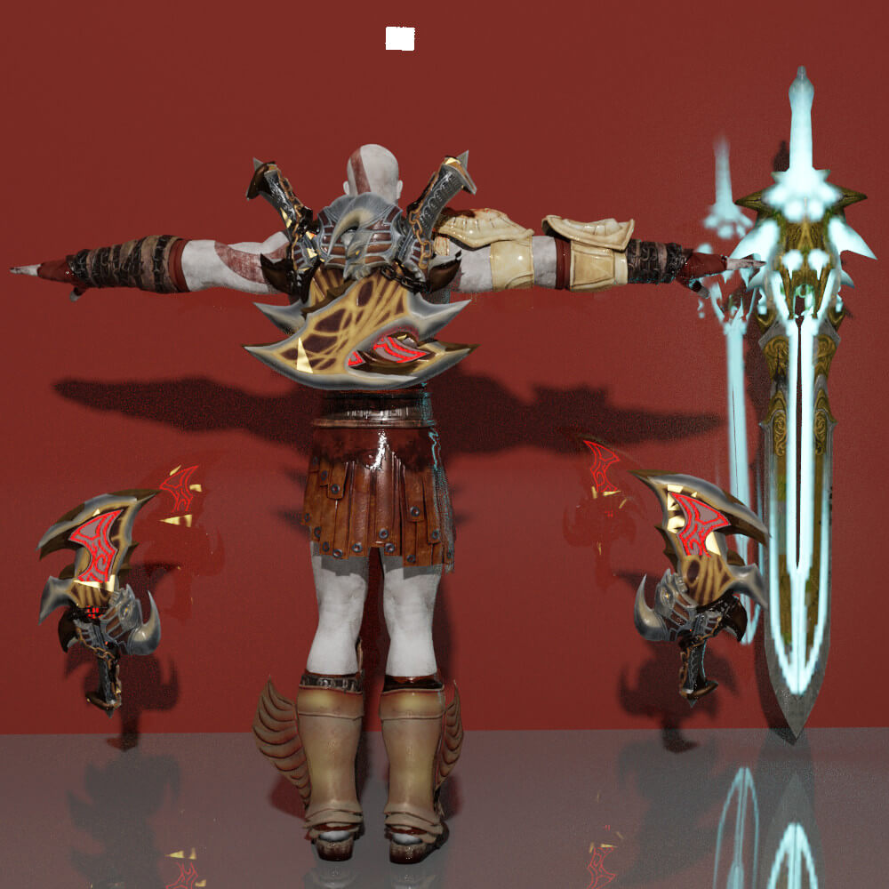 Kratos - 3D Model by 3d_Services