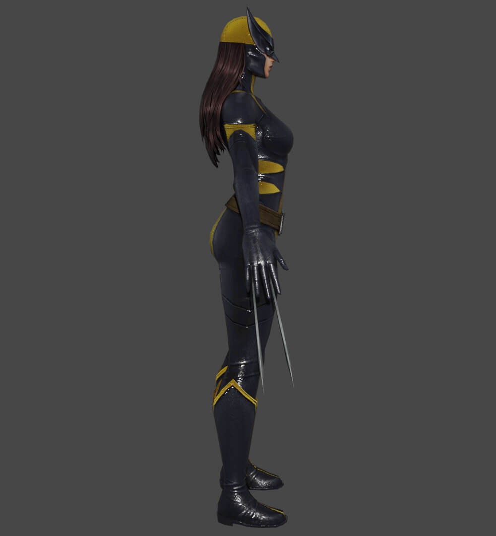 Laura Kinney X23 - 3D Model by 3d_Services