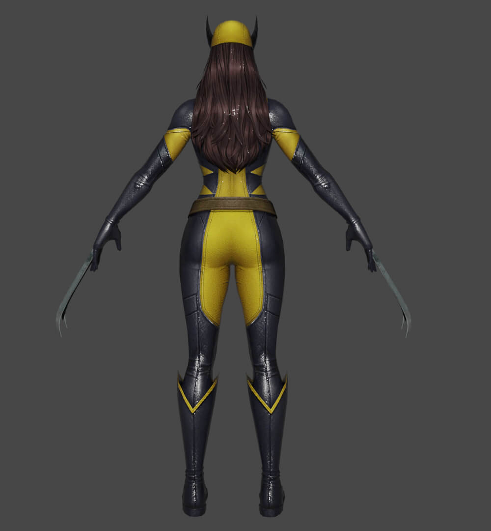 Laura Kinney X23 - 3D Model by 3d_Services