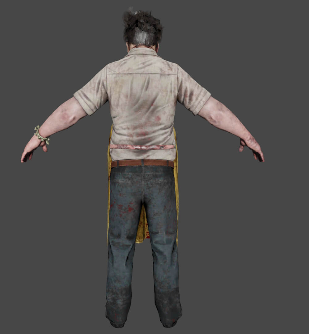 Leather Face Low Poly - 3D Model by 3d_Services