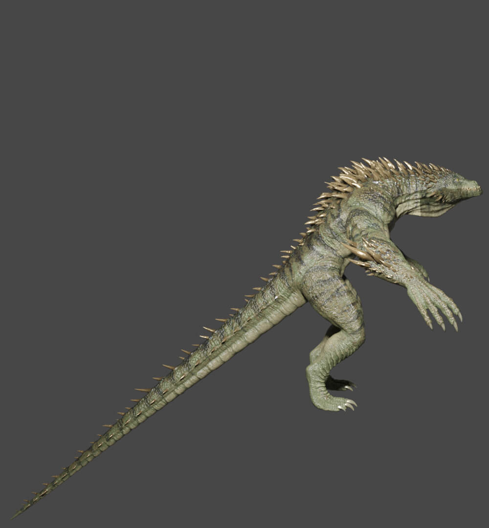Lizard Low Poly - 3D Model by 3d_Services