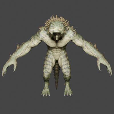 Lizard 3D Model by 3d_Services