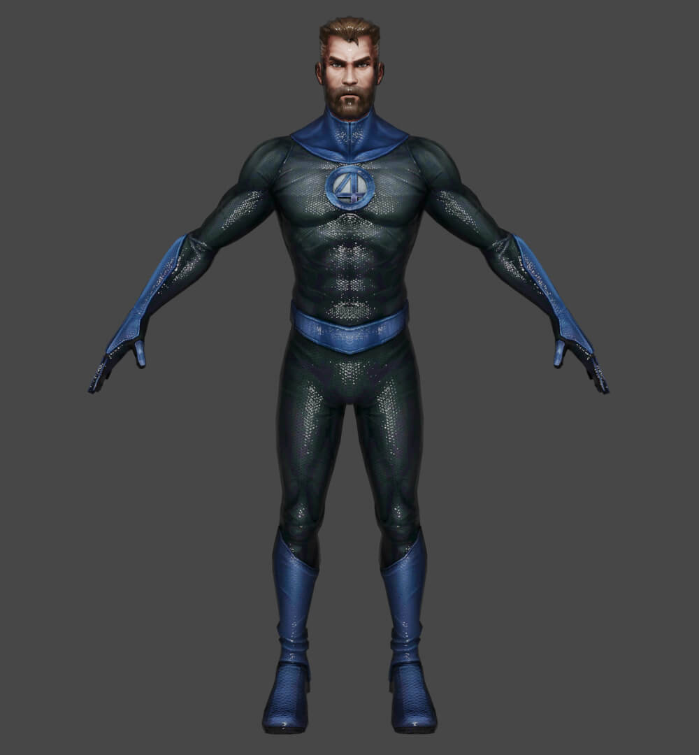 MR.fantastic Low Poly - 3D Model by 3d_Services