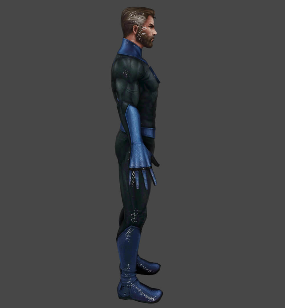 MR.fantastic Low Poly - 3D Model by 3d_Services