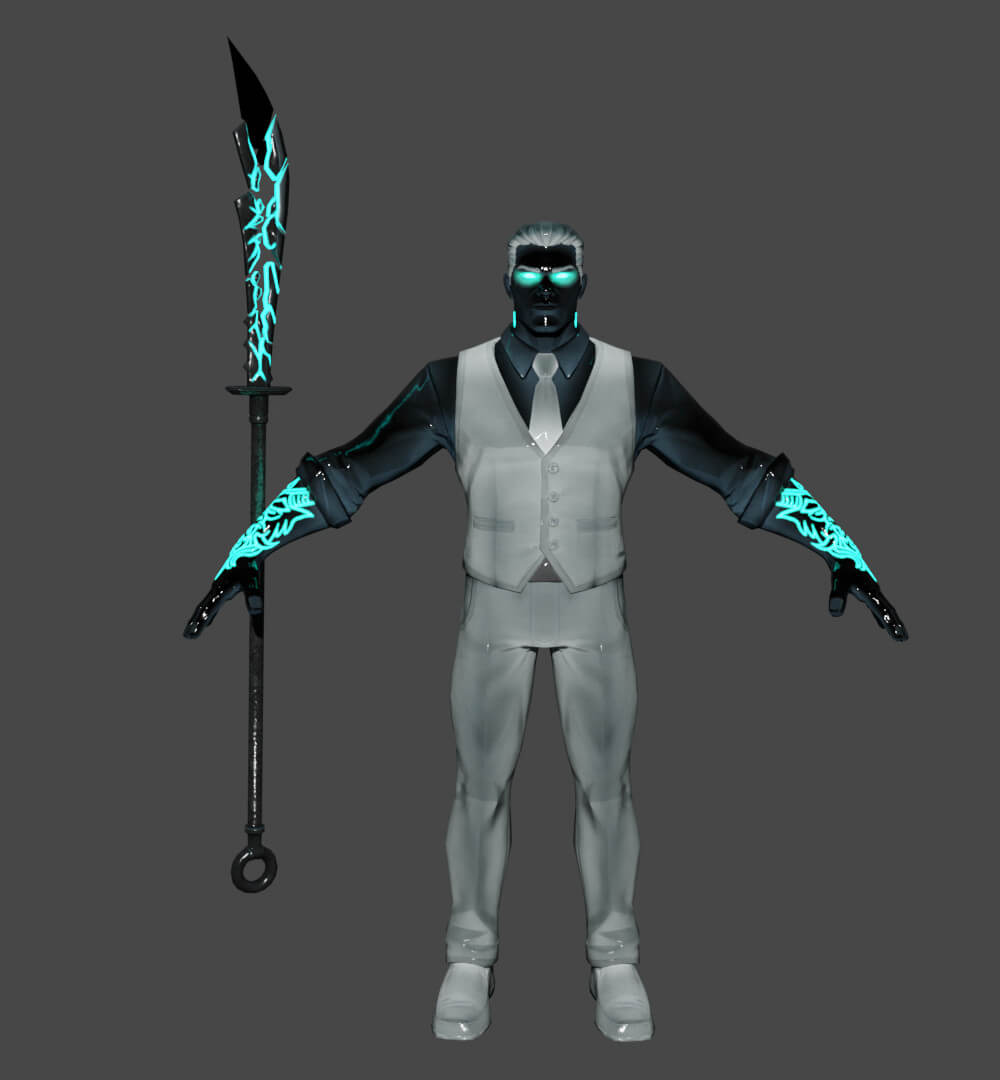 MR Negative Low Poly - 3D Model by 3d_Services