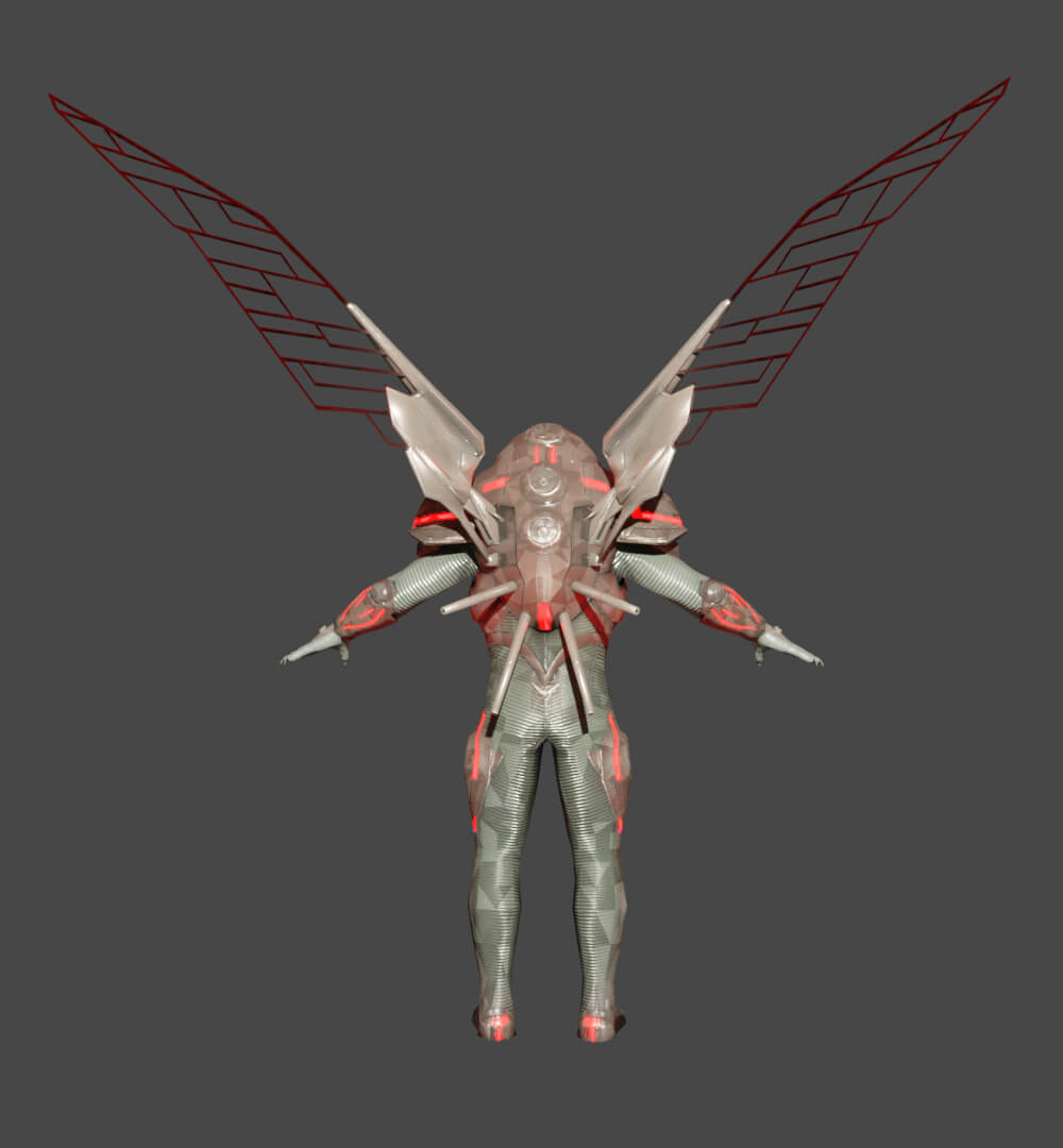 Parademon 3d model by 3d_Services