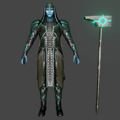 Ronan Low Poly - 3D Model by 3d_Services