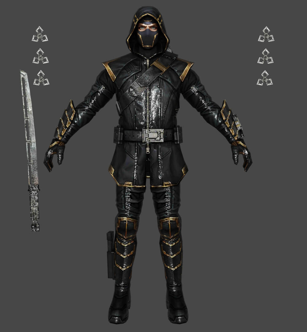 Ronin Low Poly - 3D Model by 3d_Services