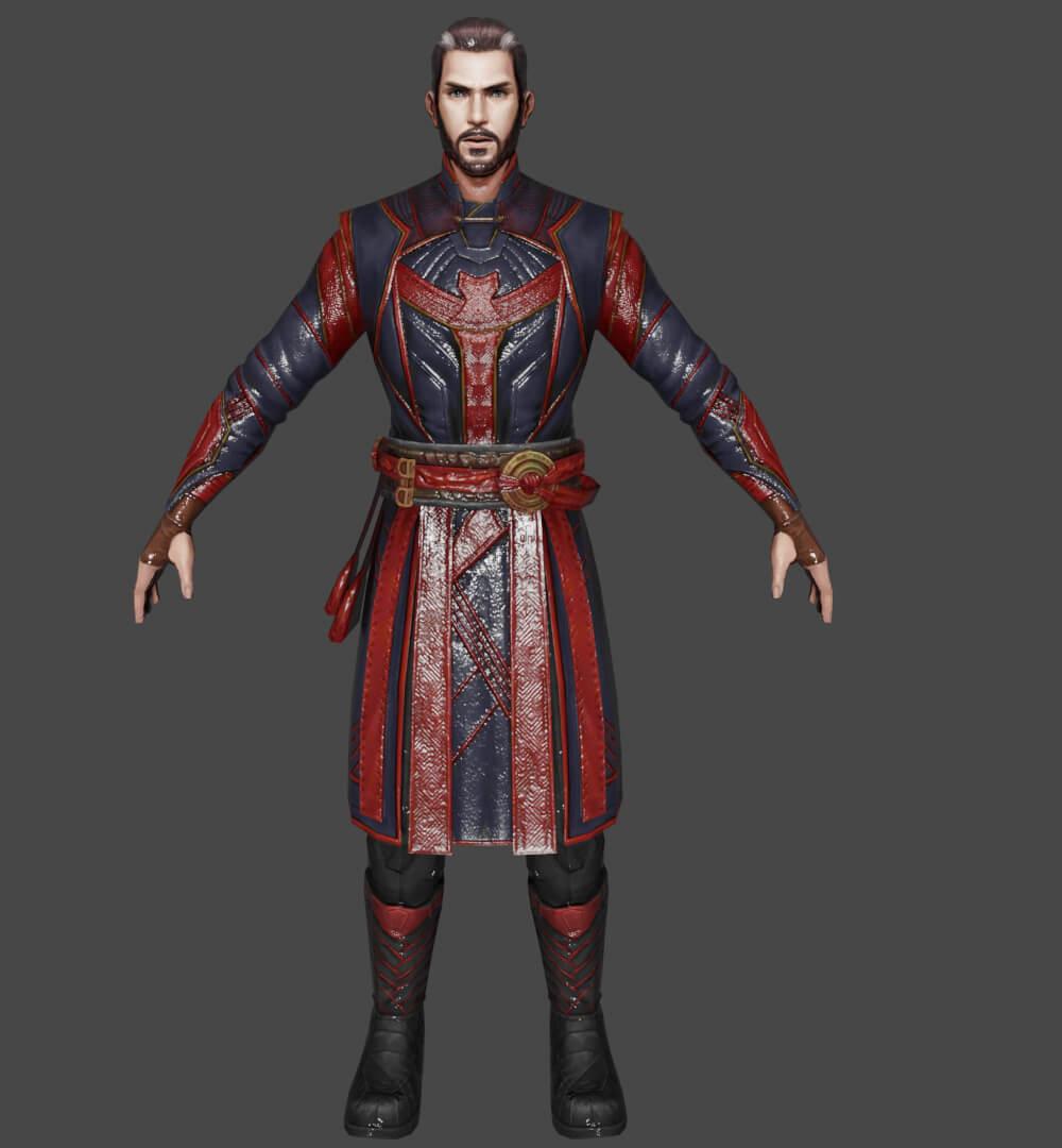 Defender Strange Low Poly - 3D Model by 3d_Services