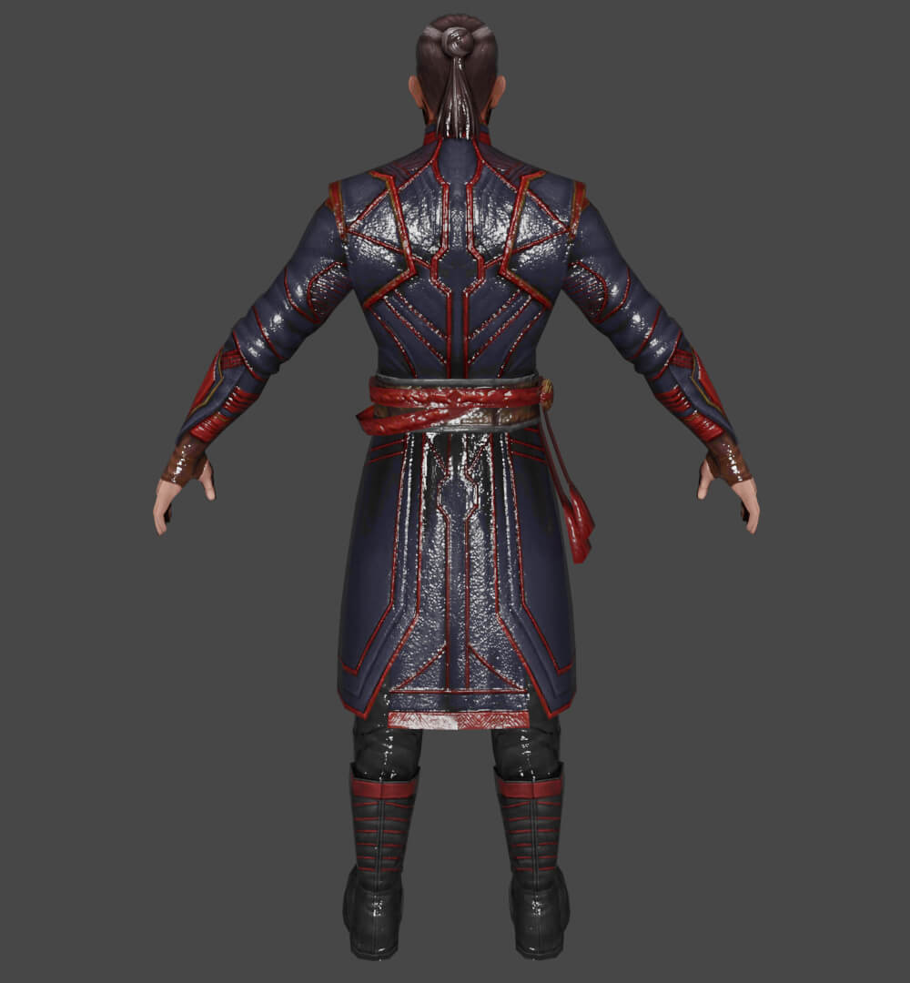 Defender Strange Low Poly - 3D Model by 3d_Services