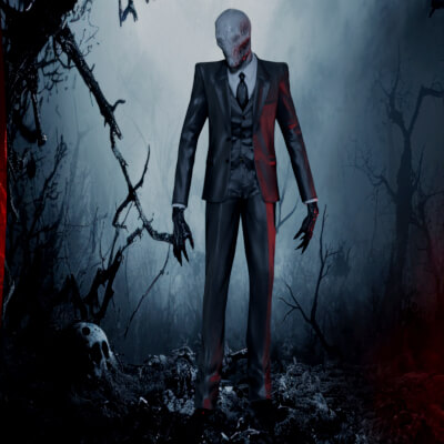 Slender Man Low Poly - 3D Model by 3d_Services