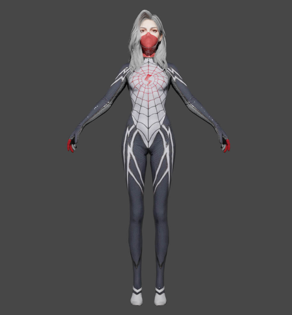 Spider Silk Low Poly - 3D Model by 3d_Services