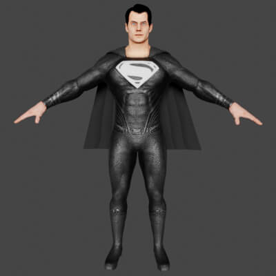 Superman Snyder Cut - 3D Model by 3d_Services