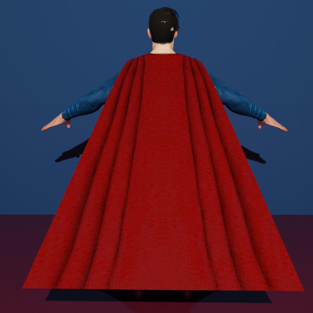 Superman - 3D Model by 3d_Services