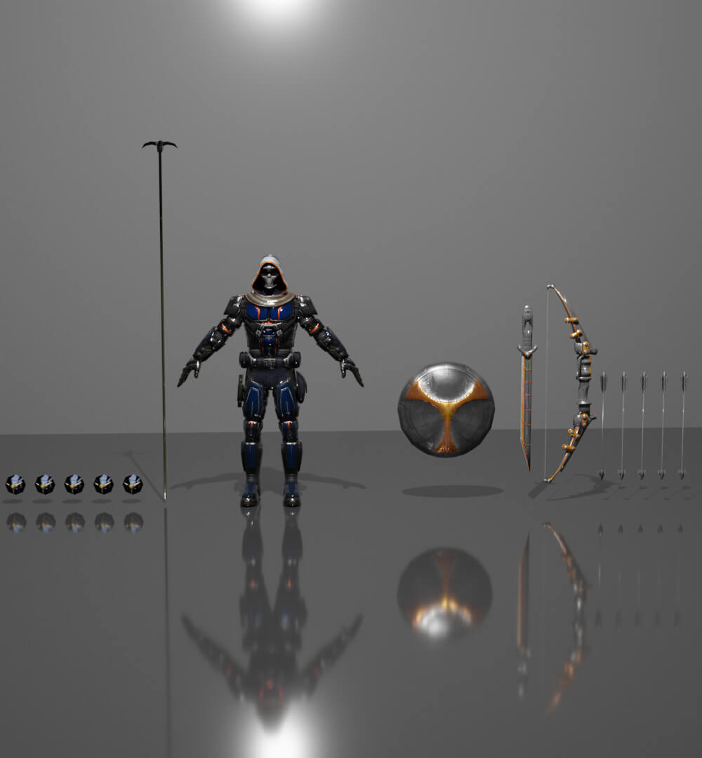 Taskmaster 3D Model by 3d_Services