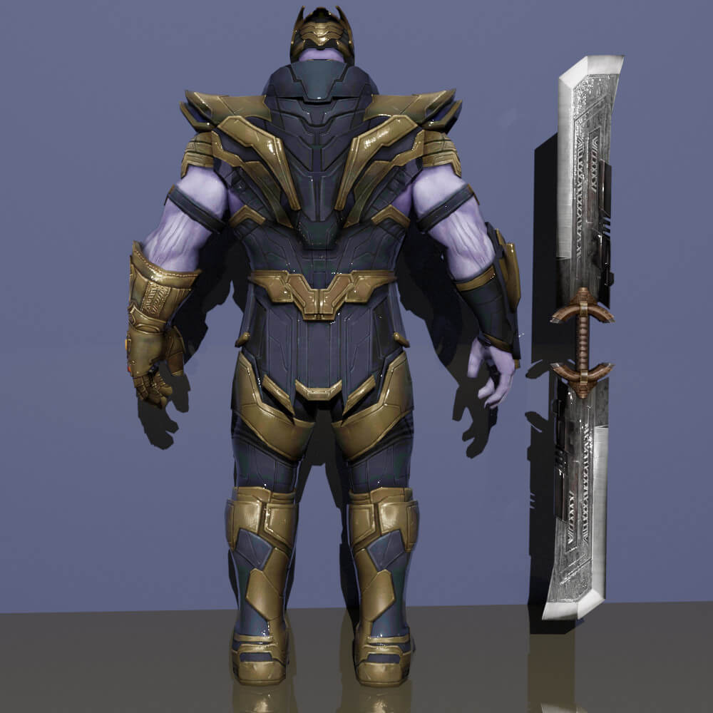 Thanos - 3D Model by 3d_Services