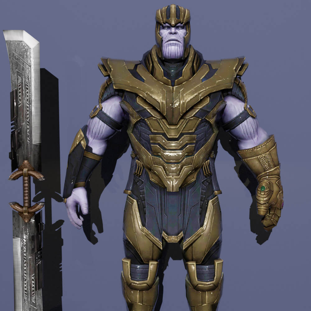 Thanos - 3D Model by 3d_Services
