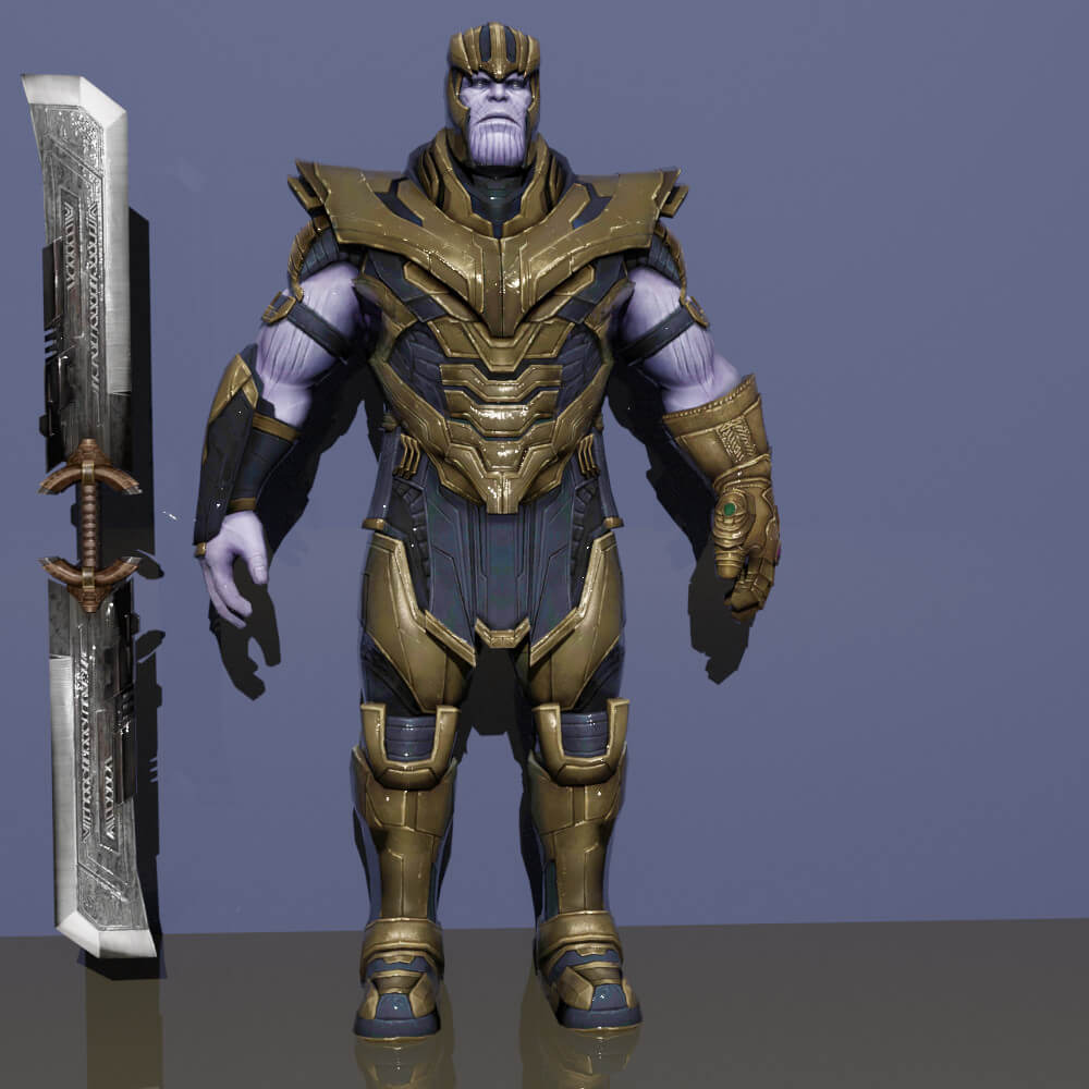 Thanos - 3D Model by 3d_Services