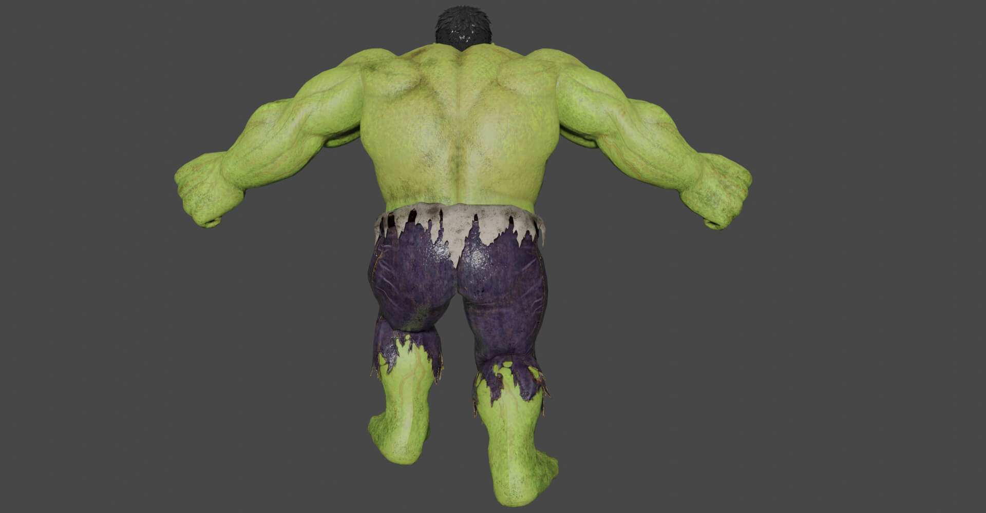 The Incredible Hulk Low Poly 3D Model by 3d_Services