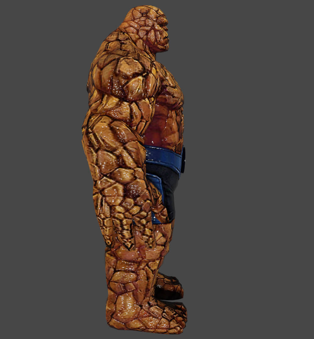 The Thing Low Poly - 3D Model by 3d_Services