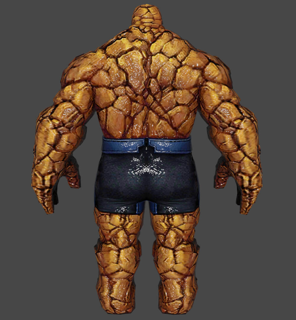 The Thing Low Poly - 3D Model by 3d_Services