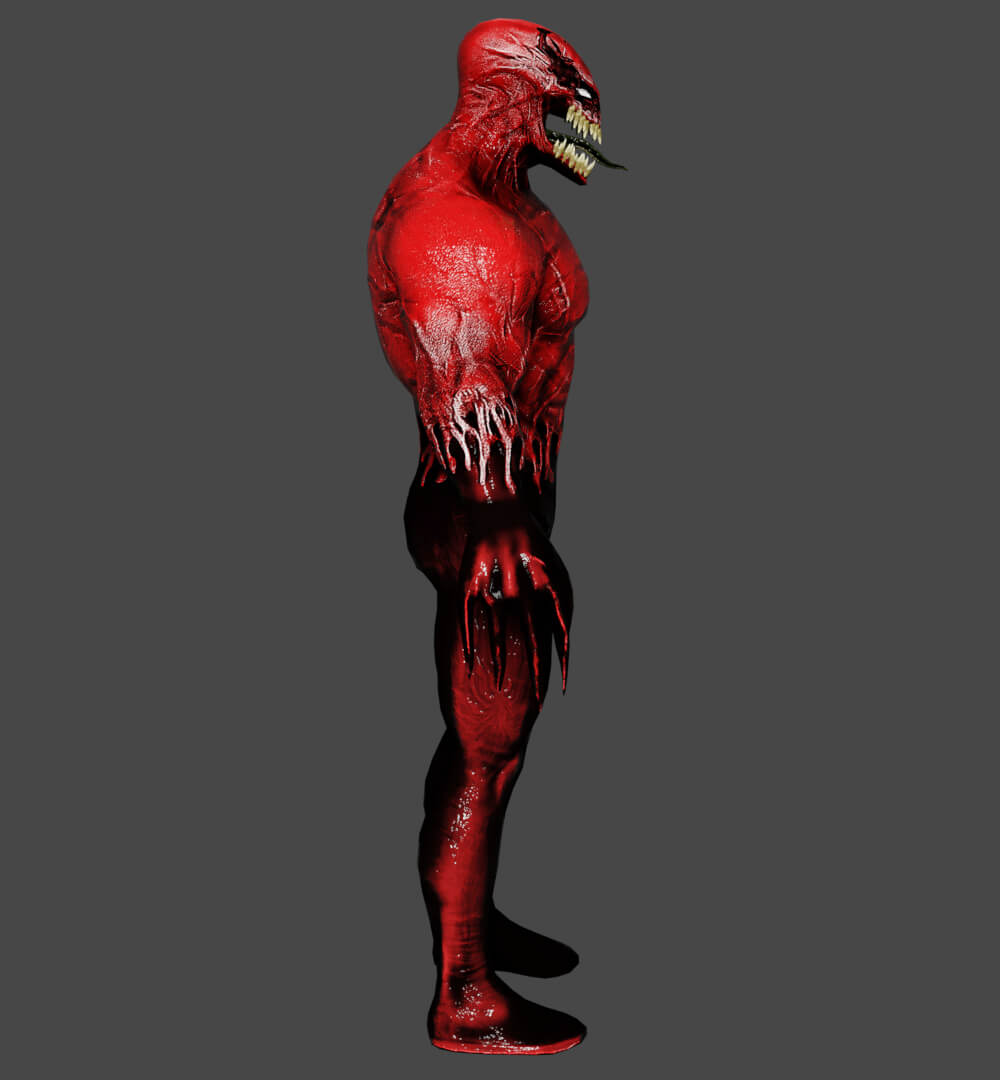 Toxin Low Poly 3D Model by 3d_Services
