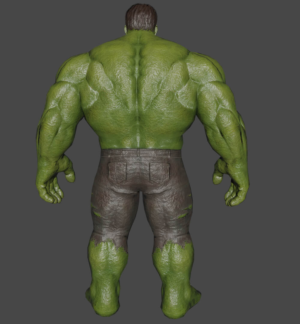 Incredible Hulk - 3D Model by 3d_Services