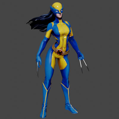 X23 Low Poly 3D Model by 3d_Services