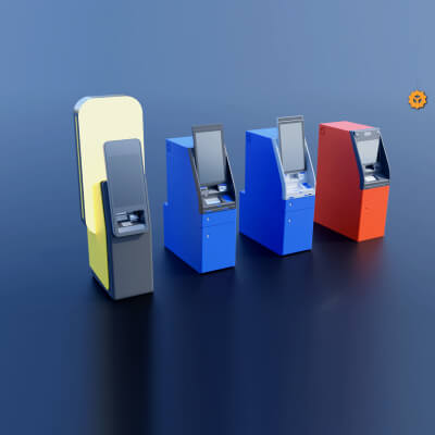 ATM Pack – 4 Realistic Game-Ready Models 3D Model by 3d shop
