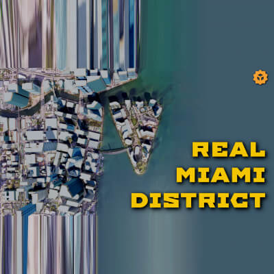 Real Miami in 3D – Game-Ready City District by 3d shop