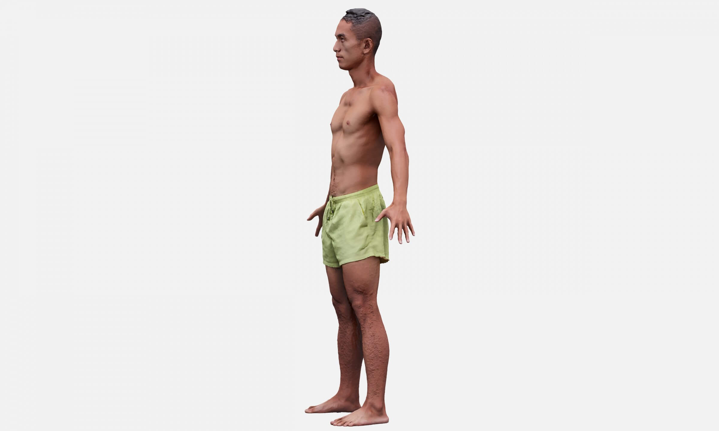 A Pose Base 3D Body Scan Akagawa Keisuke by 3d-sk