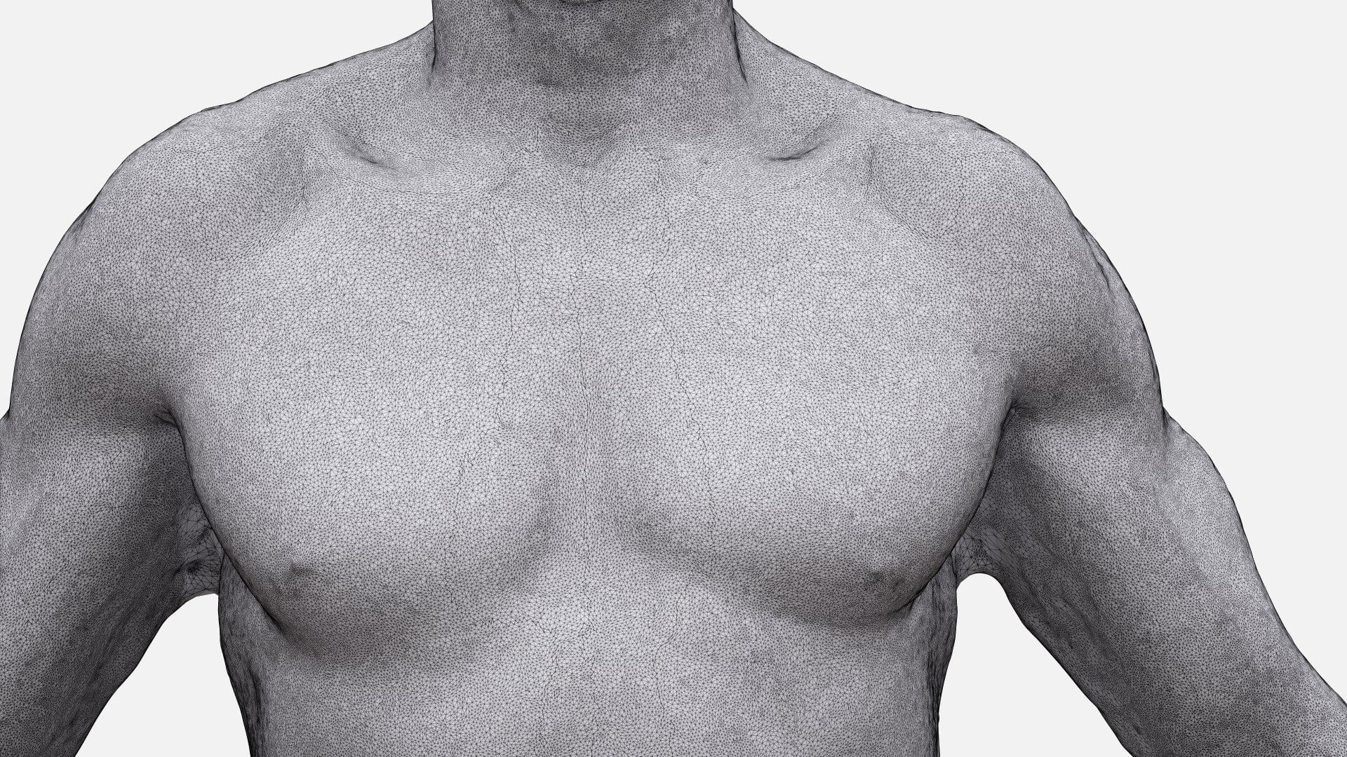 A Pose Base 3D Body Scan Najeem Bonner by 3d-sk