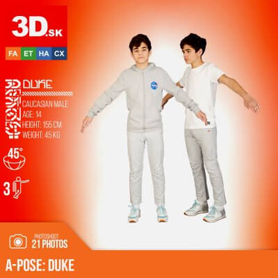A-Pose - Duke Reference Photo Set by 3d-sk