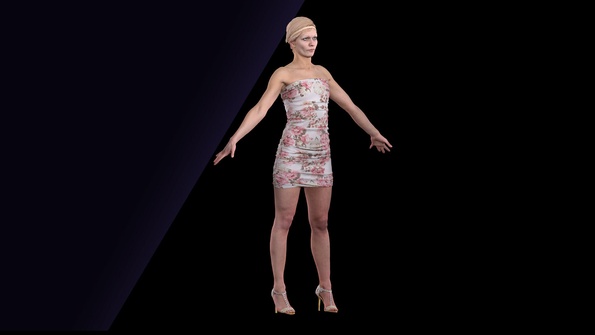 Cleaned A Pose Scan - Anna Keaty 3D Model by 3d-sk