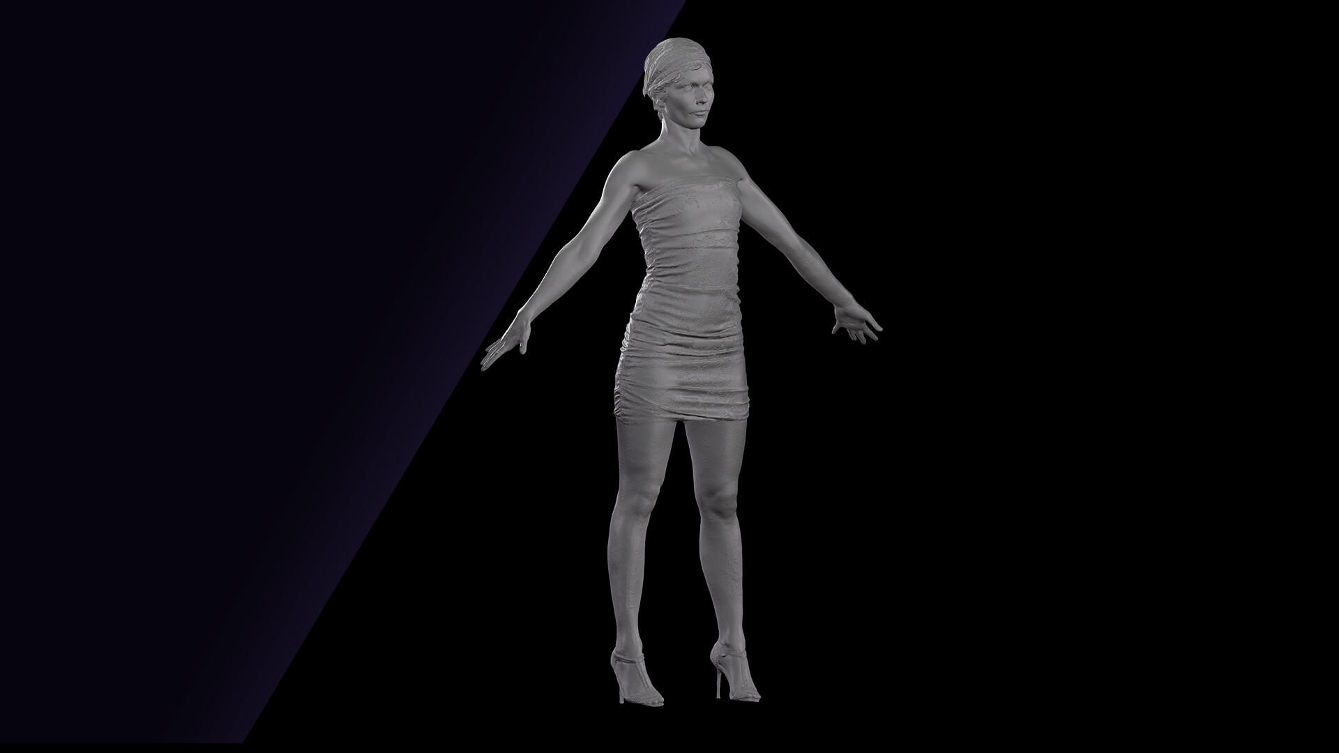 Cleaned A Pose Scan - Anna Keaty 3D Model by 3d-sk