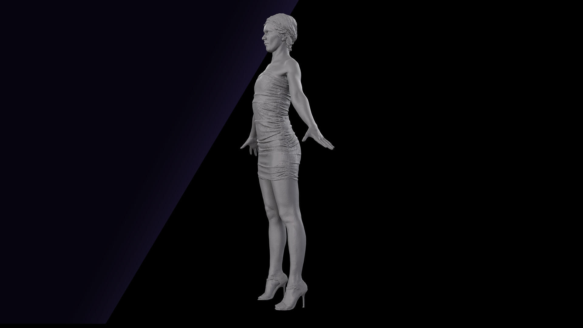 Cleaned A Pose Scan - Anna Keaty 3D Model by 3d-sk