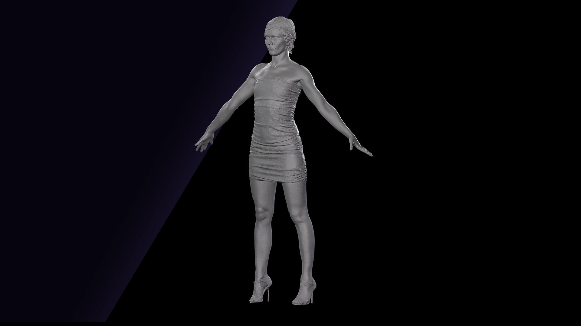 Cleaned A Pose Scan - Anna Keaty 3D Model by 3d-sk