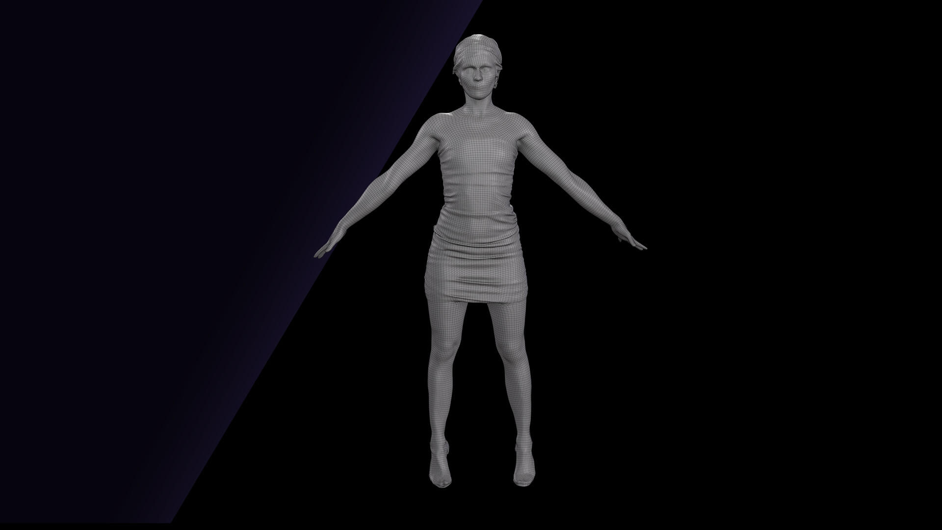 Cleaned A Pose Scan - Anna Keaty 3D Model by 3d-sk