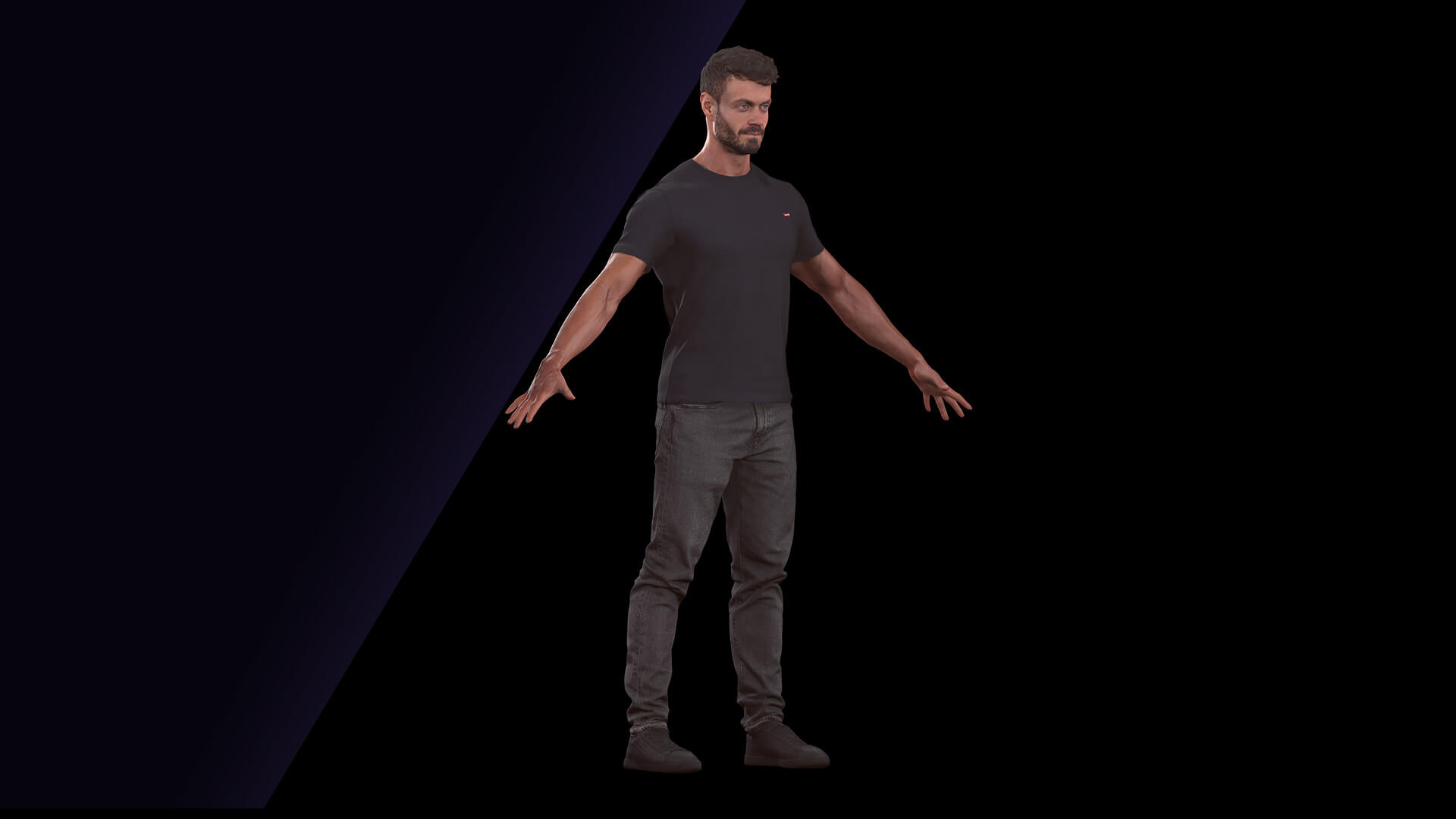 Cleaned a Pose Scan | Ethan White Dressed - 3D Model by 3d-sk