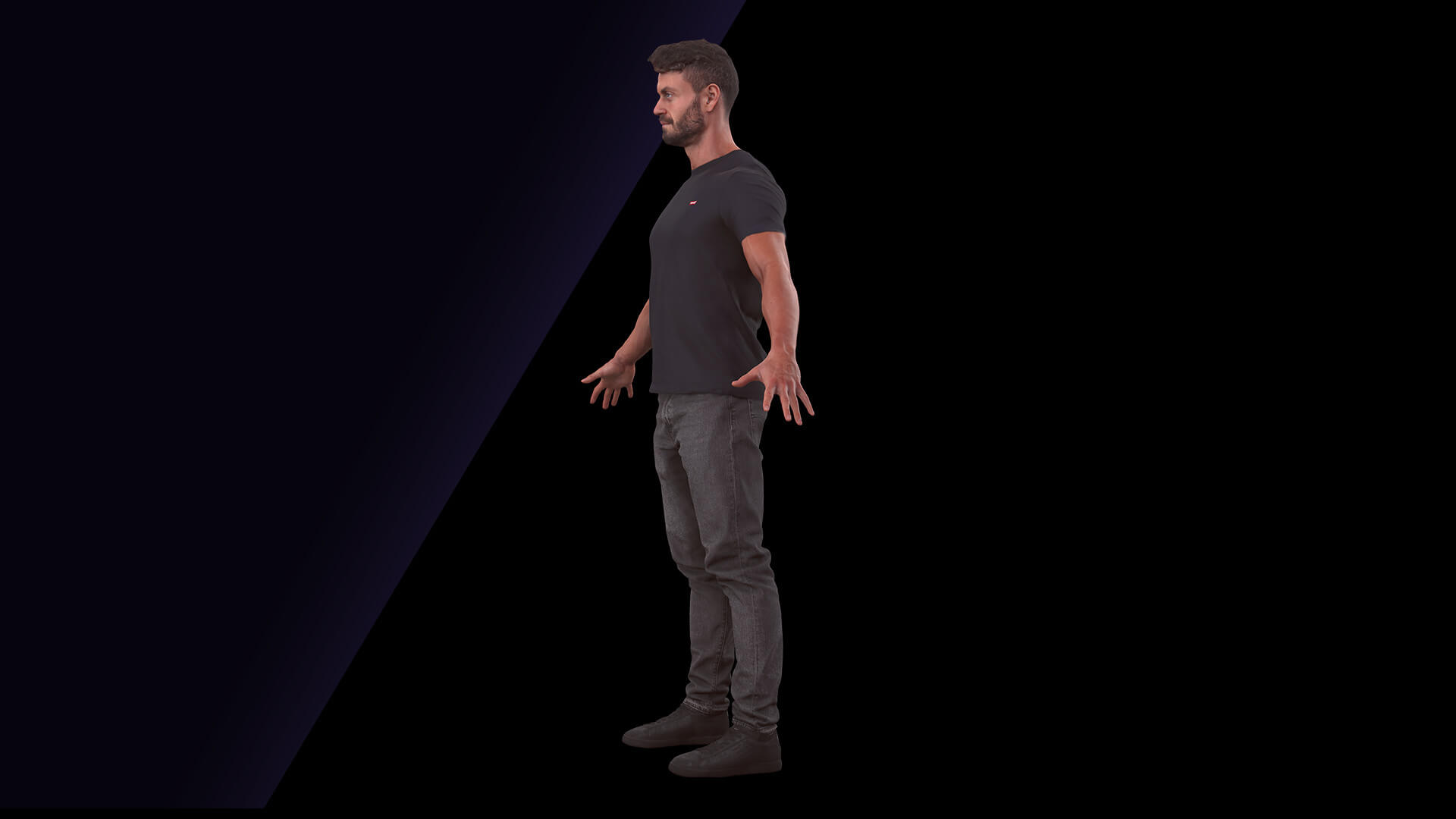 Cleaned a Pose Scan | Ethan White Dressed - 3D Model by 3d-sk