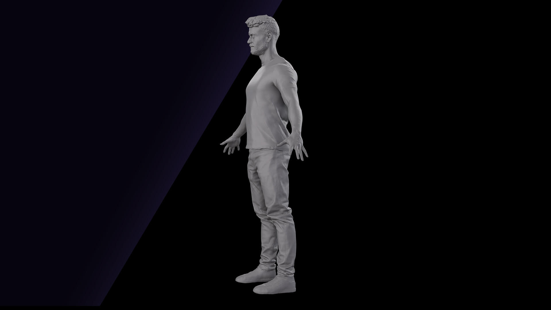 Cleaned a Pose Scan | Ethan White Dressed - 3D Model by 3d-sk