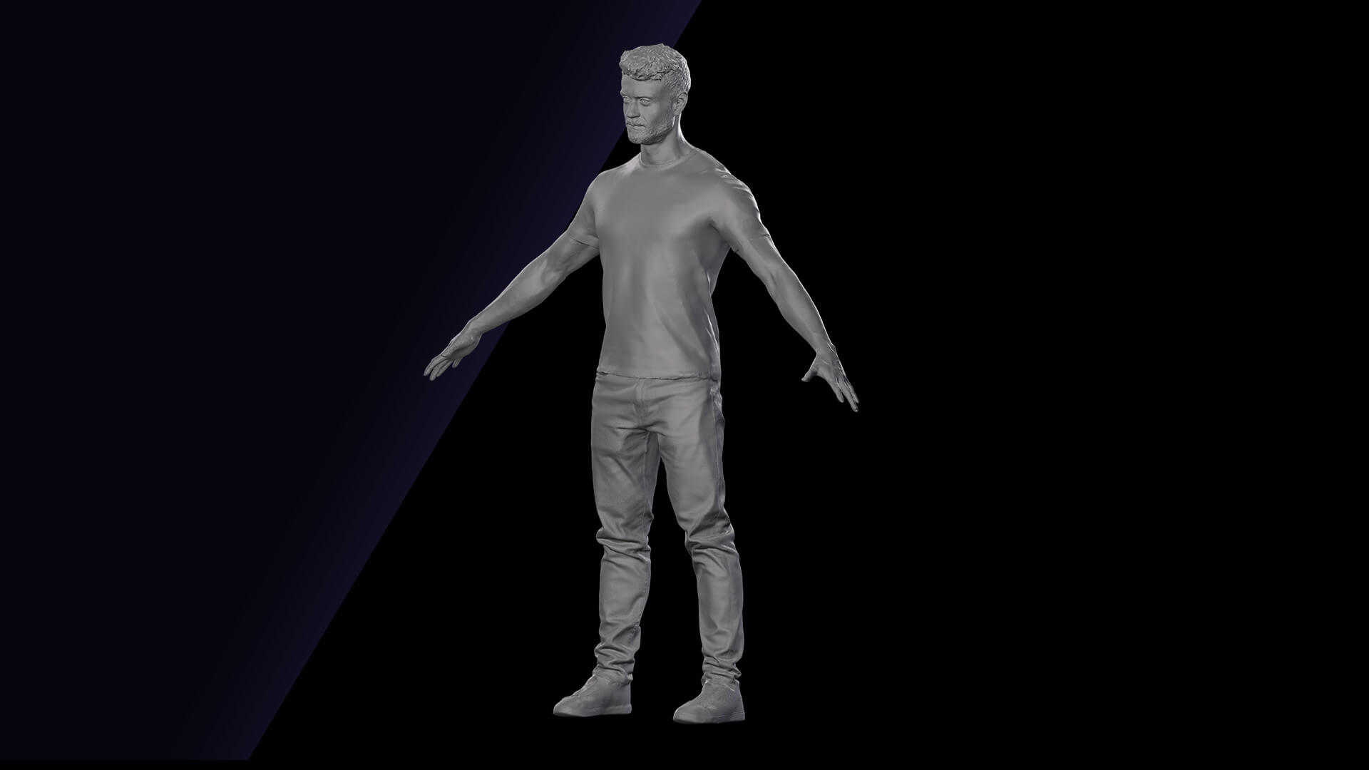 Cleaned a Pose Scan | Ethan White Dressed - 3D Model by 3d-sk