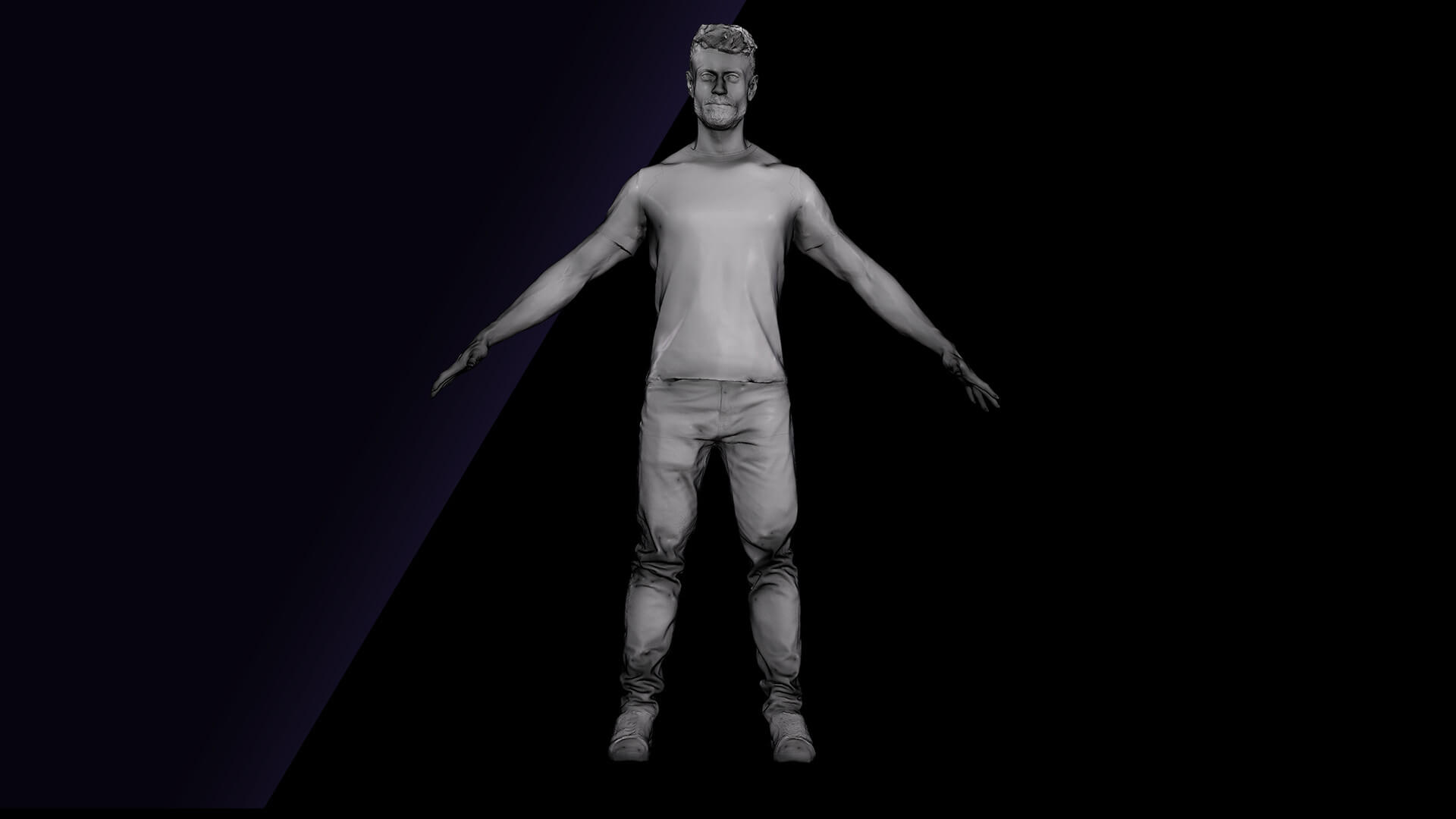 Cleaned a Pose Scan | Ethan White Dressed - 3D Model by 3d-sk