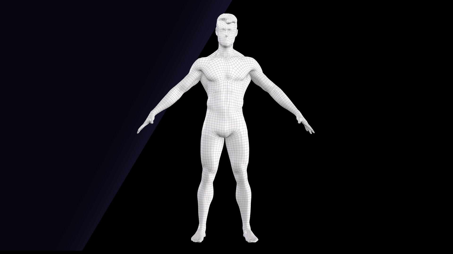 Cleaned a Pose Scan | Ethan White Underwear - 3D Model by 3d-sk