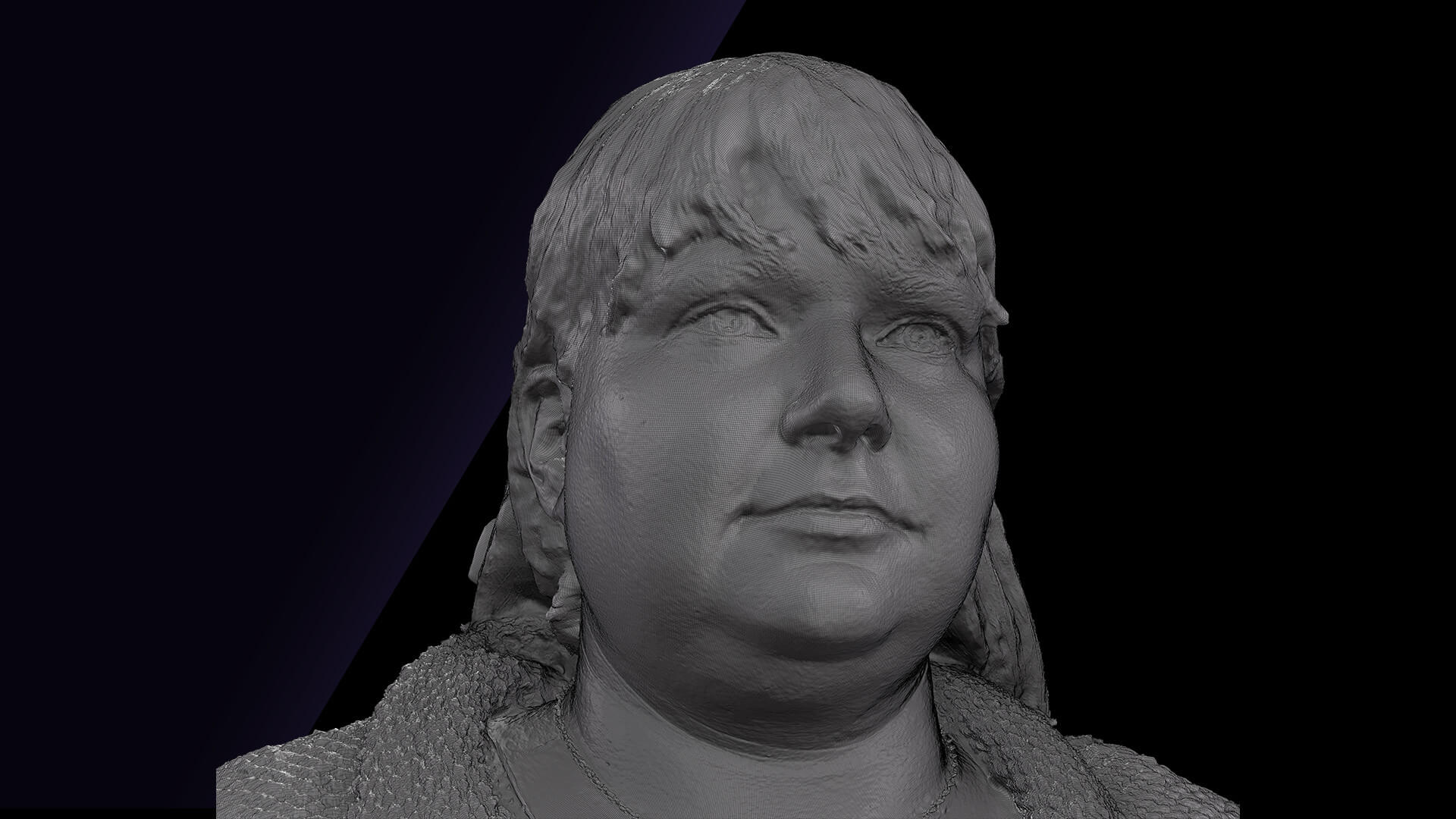 Cleaned A Pose Scan | Isabel Vincent Dressed - 3D Model by 3d-sk