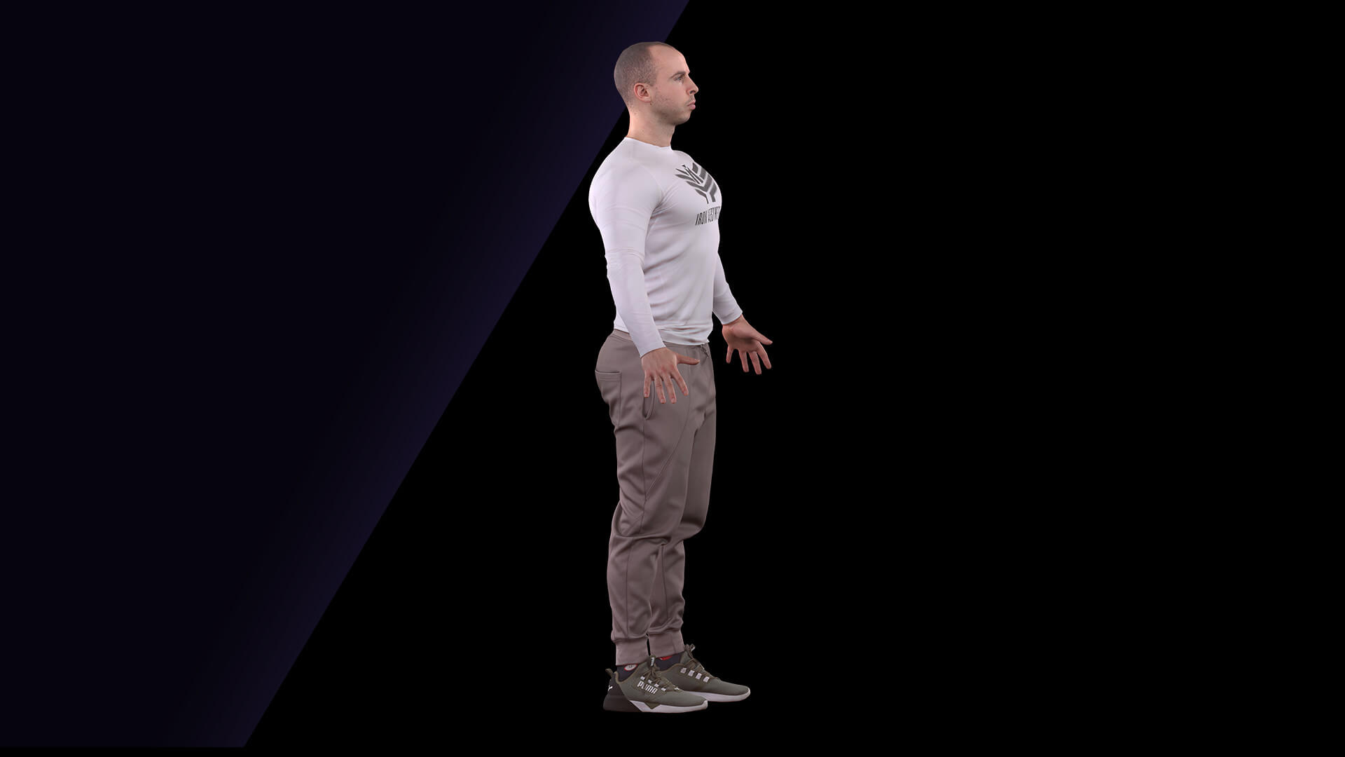 Cleaned A Pose Scan | Joel Dressed - 3D Model by 3d-sk