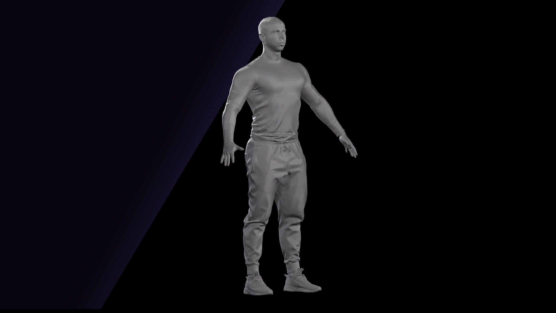Cleaned A Pose Scan | Joel Dressed - 3D Model by 3d-sk
