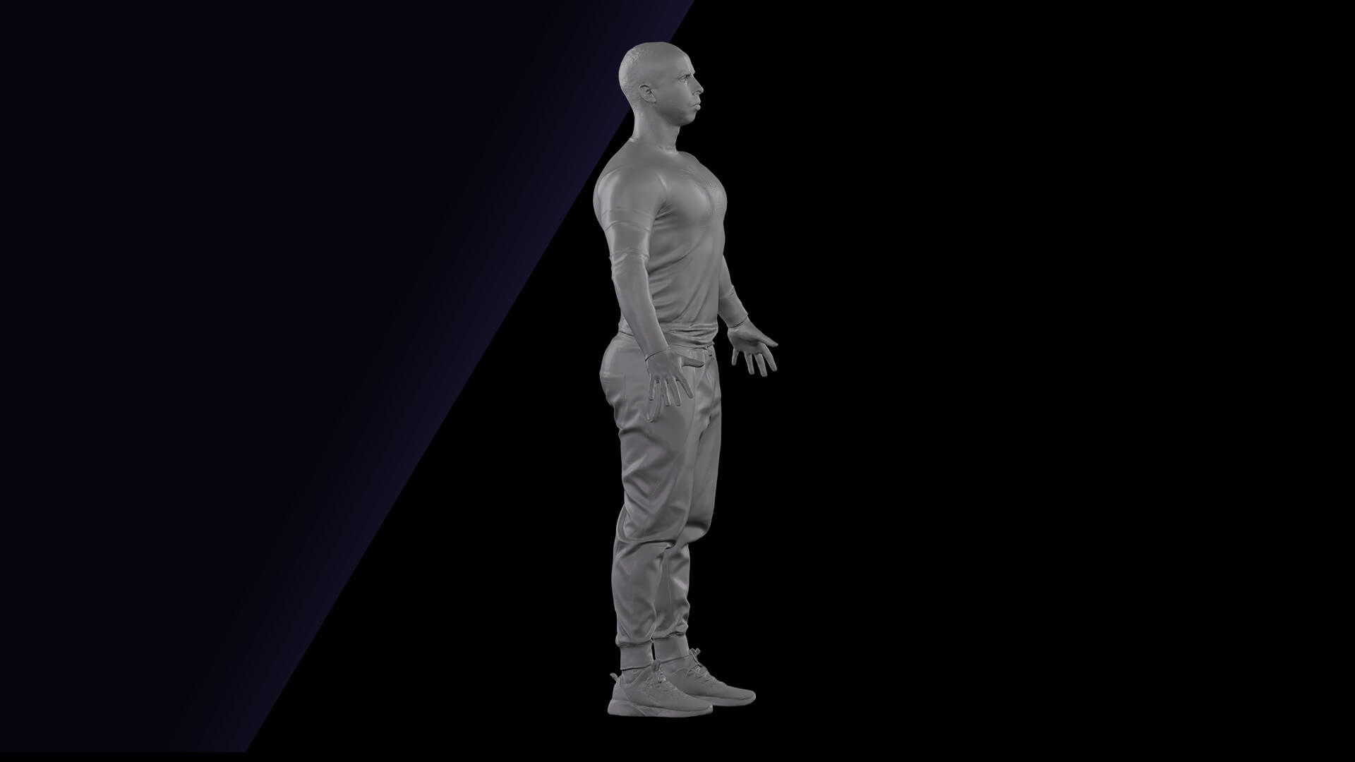 Cleaned A Pose Scan | Joel Dressed - 3D Model by 3d-sk