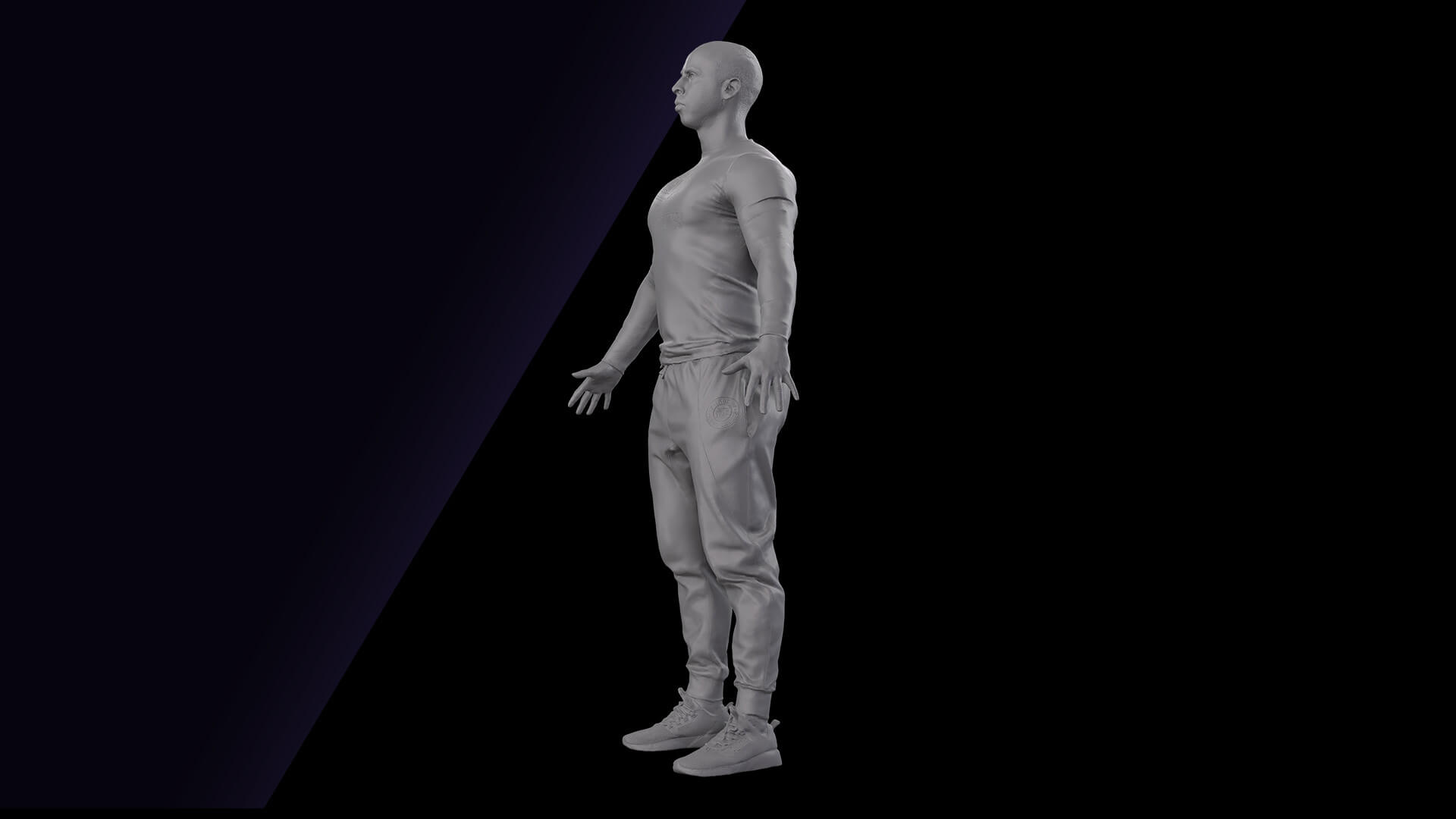 Cleaned A Pose Scan | Joel Dressed - 3D Model by 3d-sk